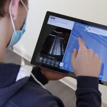 Hands-on ultrasound training, online