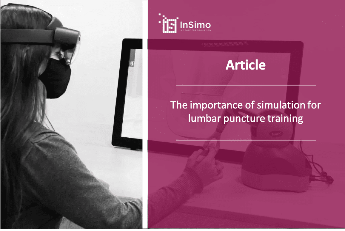 The importance of simulation in lumbar puncture training