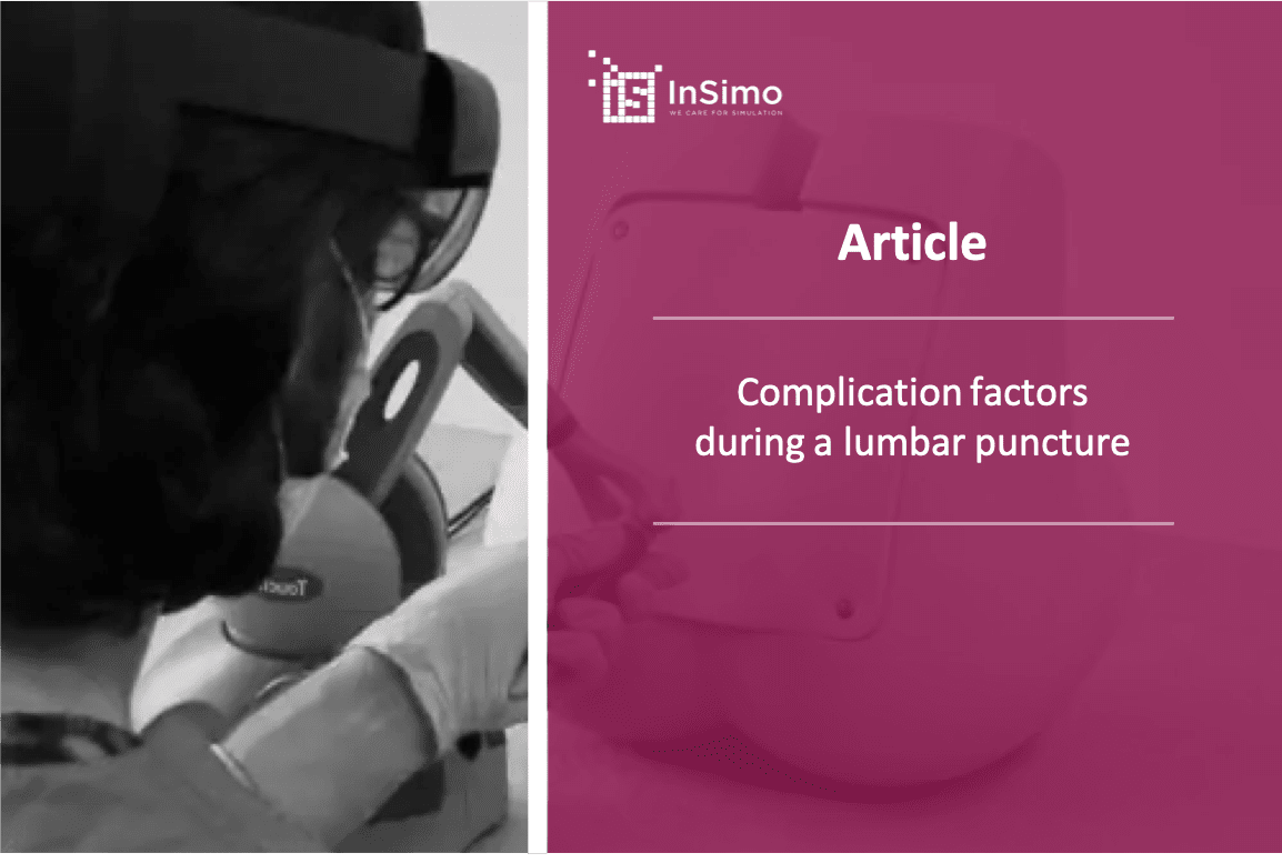 Complication factors in a lumbar puncture